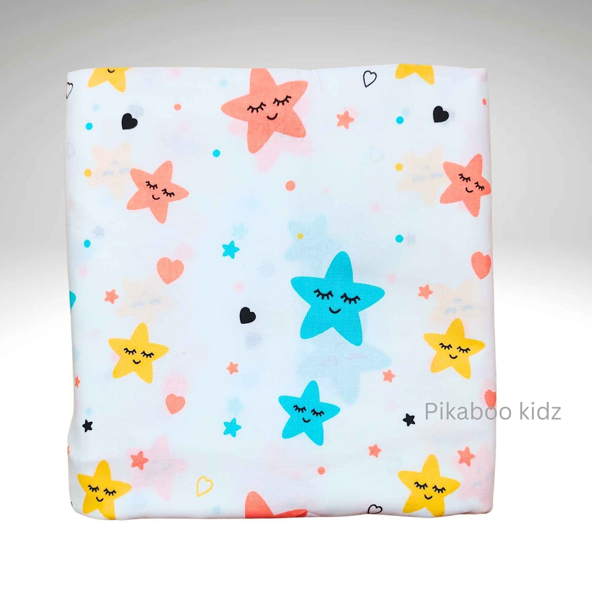Organic Cradle cloth – Stars – Pikaboo Kidz